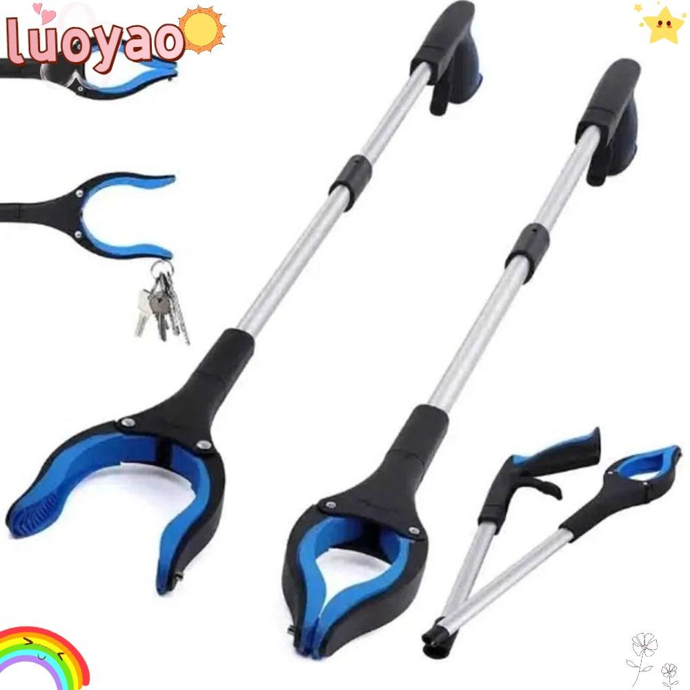 LUOYAO Litter Reachers Pickers, With 360° Swivel Clip Hand Foldable ...