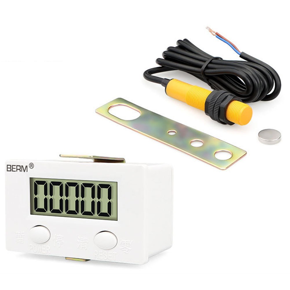 Durable Electronic Counter with Industrial Magnetic Sensor and Counting ...
