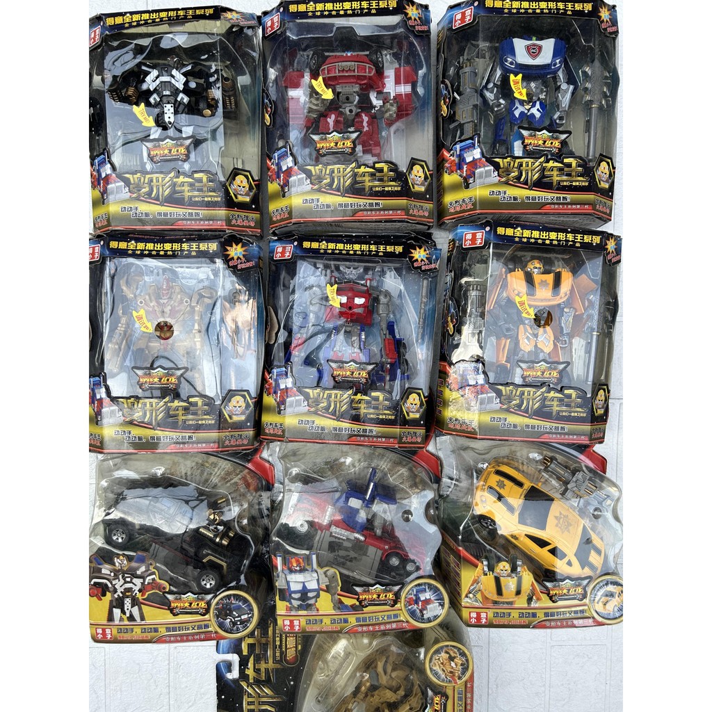 Domestic Transforming Warrior Car King Bumblebee Optimus Prime ...