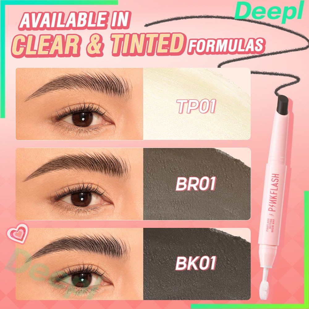 PINKFLASH Eyebrow Crayon Brow Pencil With Brush Waterproof Sweat-proof ...