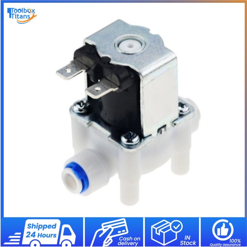 1/4 " Normally closed Electric Solenoid Valve Magnetic DC 12V 24V AC 220V Water Air Inlet Flow ...