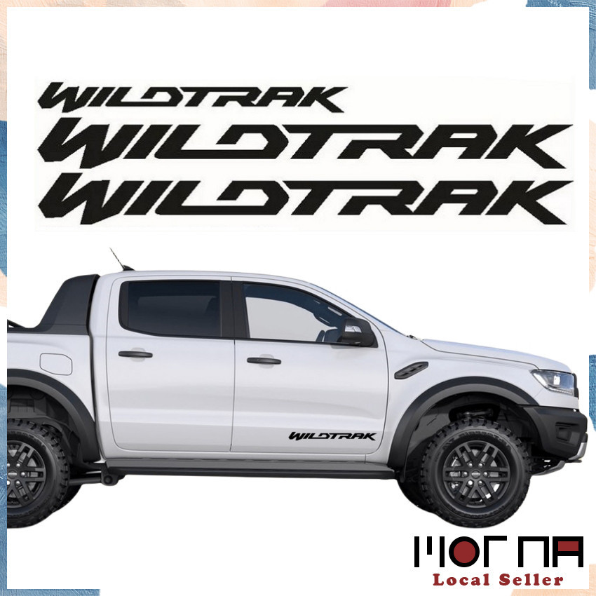 3Pcs/Kit Ford Ranger Sticker Decals Wildtrak Car Vinyl Sticker | Shopee ...