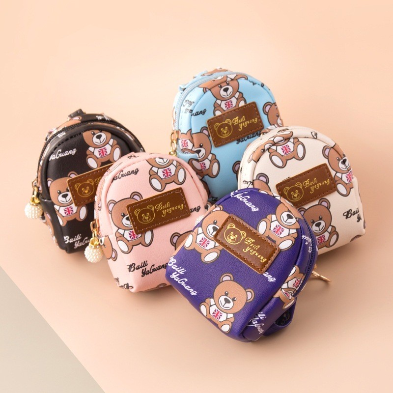 Little Bear Children Mini Wallet Girl Small Primary School Student ...