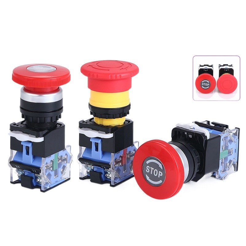 Yunzhijiang emergency stop button switch power start stop LA38-11ZS ...