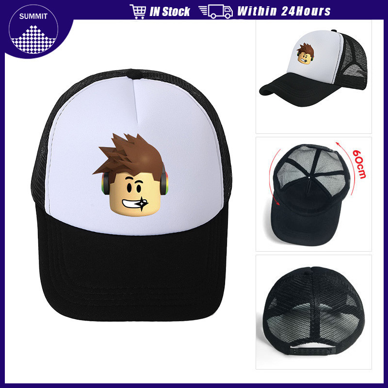 2 Styles of Roblox Cartoon Baseball Caps Printed Games Designs for Kids ...