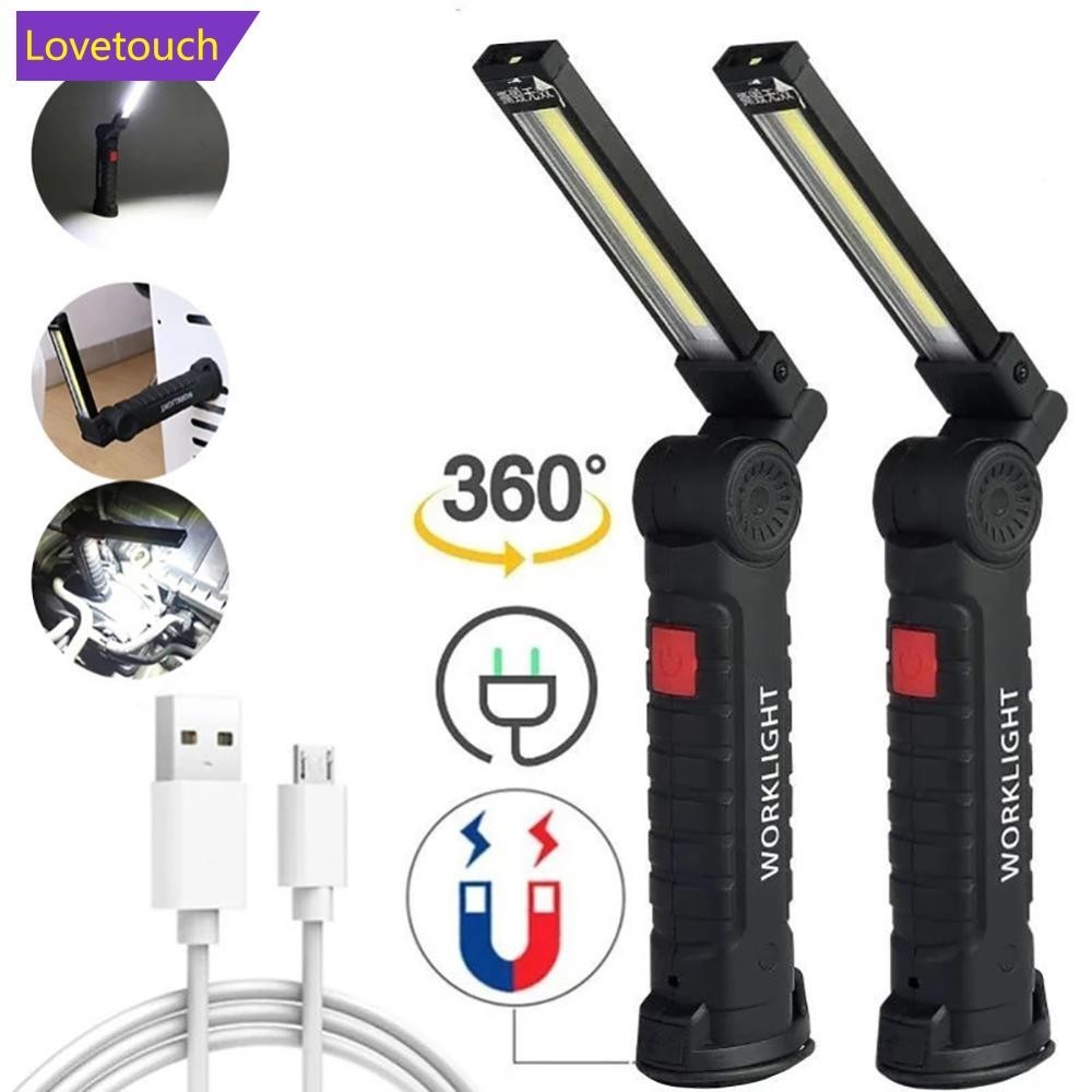 LOVETOUCH USB Multi-Function COB Repair Work Light Foldable Magnet ...