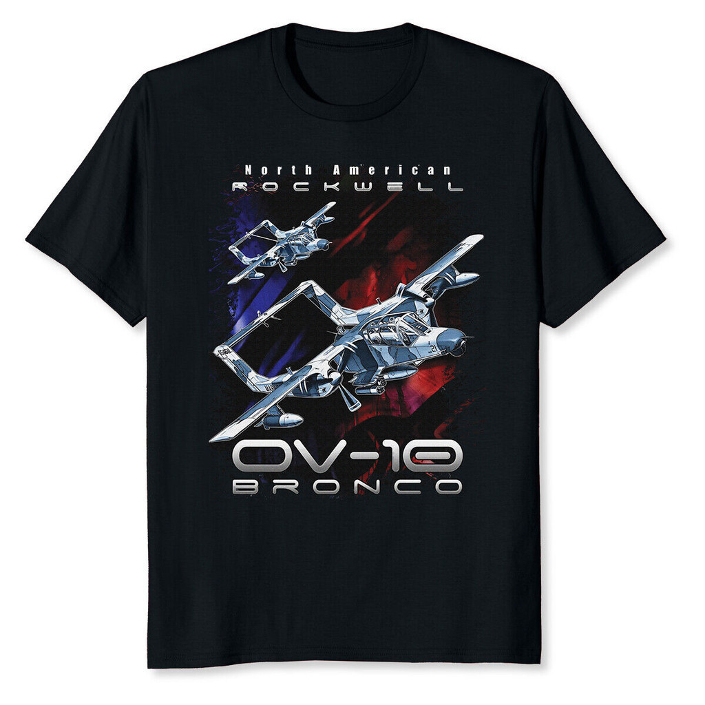 Rockwell Ov-10 Bronco Light Attack Observation Aircraft T-Shirt ...