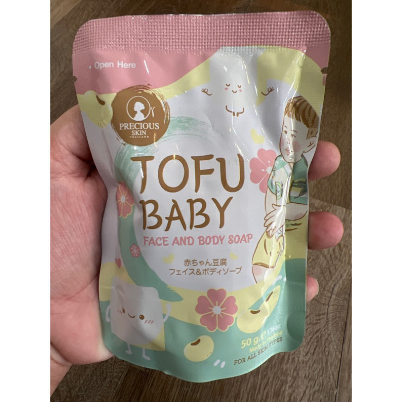 AUTHENTIC Baby tofu soap Precious skin Thailand Product 50g | Shopee ...