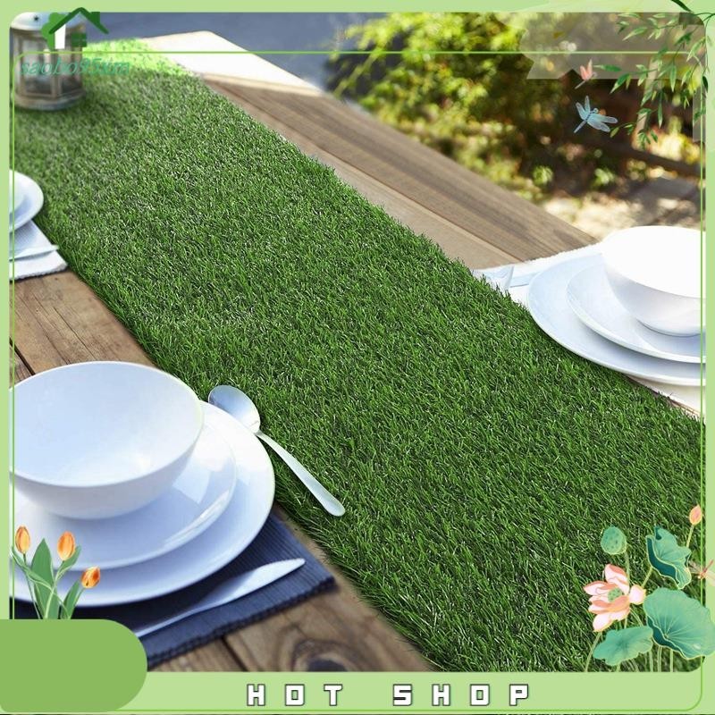 [saobo95xm]Artificial Grass Table Runners Carpet Roll Synthetic Grass ...