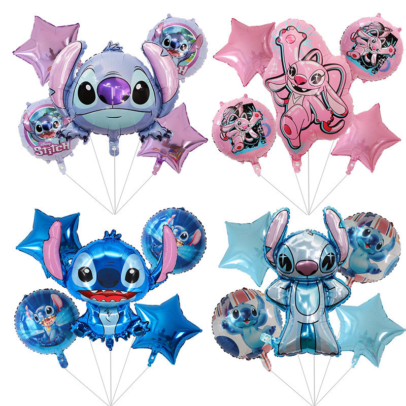 Disney Stitch Birthday Party Balloons Lilo & Stitch Balloon Sets Baby ...