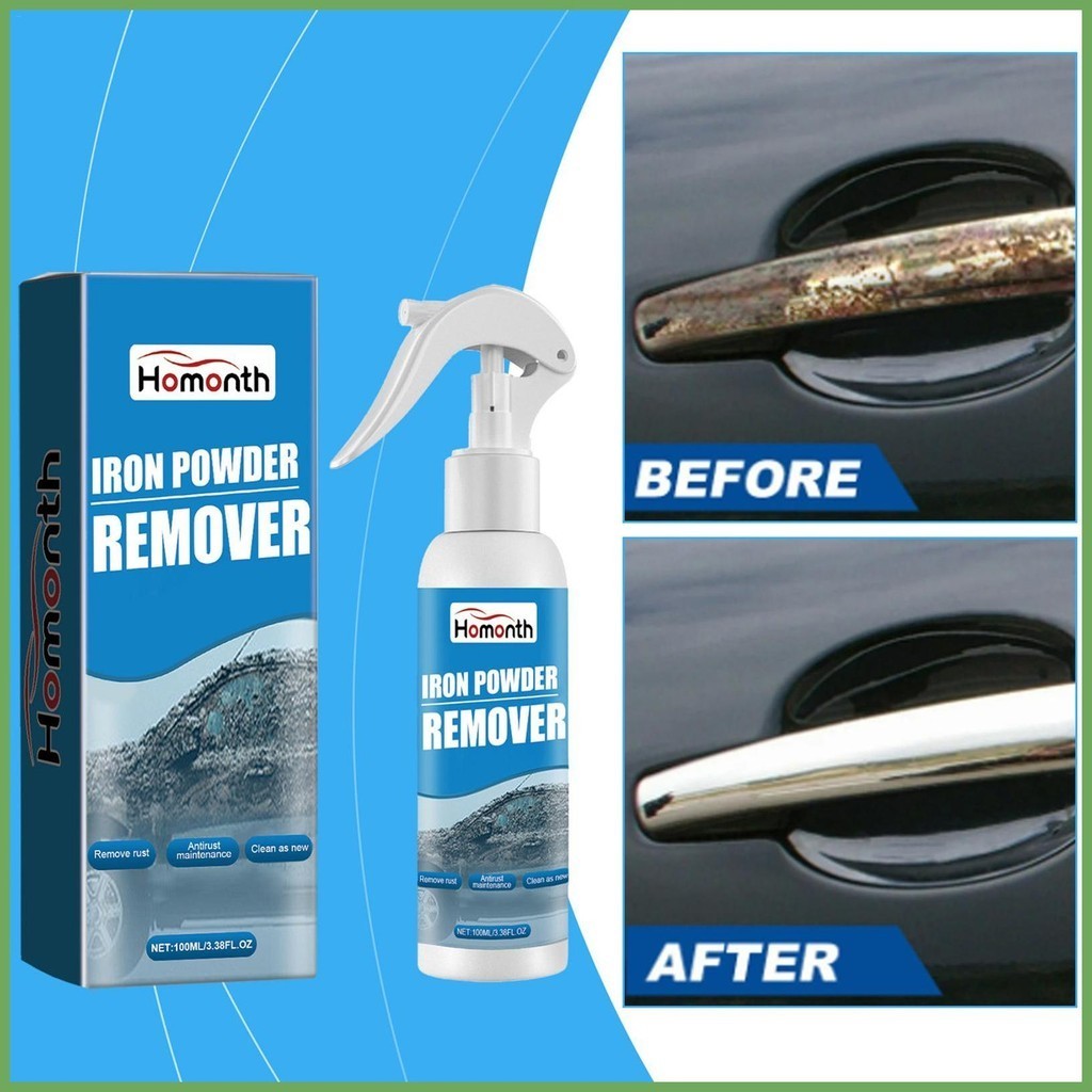 Rust Iron Removal Paint Metal Rust Cleaner Lasting Shine Metal Cleaner ...