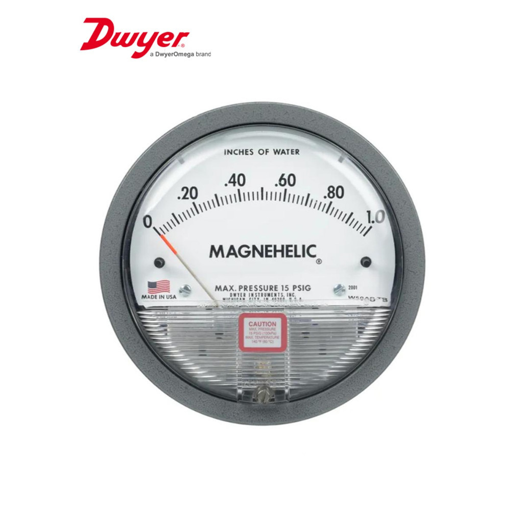 Dwyer 2000 Differential Pressure Gauge 60Pa 500Pa 1KPa Mechanical Differential Pressure Gauge ...