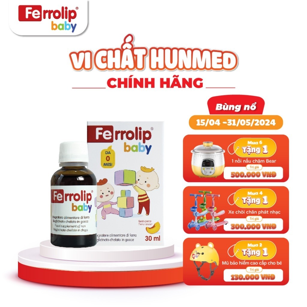 Ferrolip baby iron syrup 30ml | Shopee Philippines
