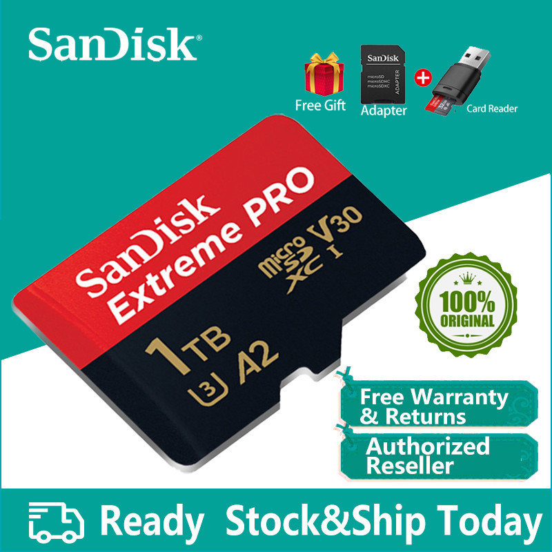 SanDisk Extreme Pro micro sd 1TB Memory Card class 10 cartao de memoria U3 A2 V30 1TB tf flash ...