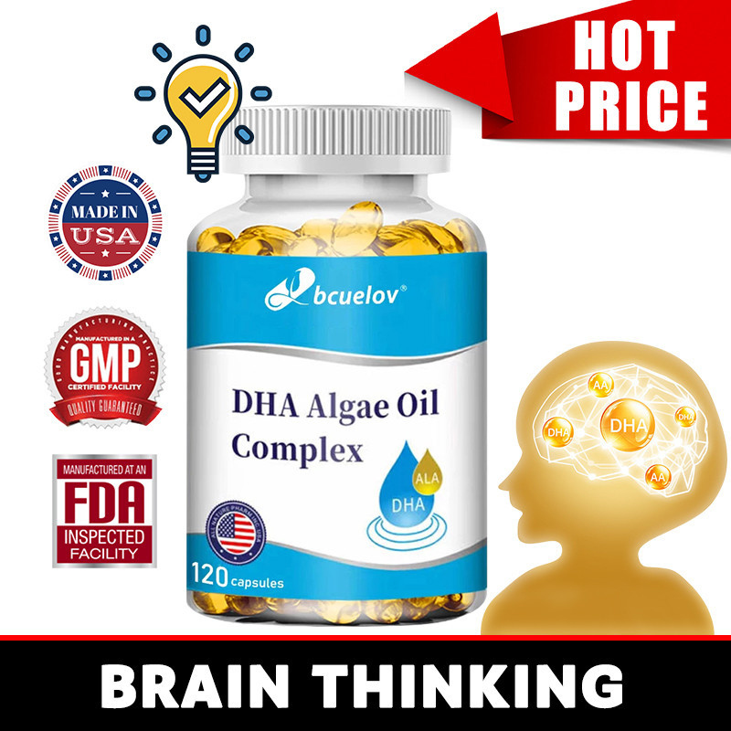 Algae DHA - Brain and Nervous System Support - Short-Term Cognitive ...