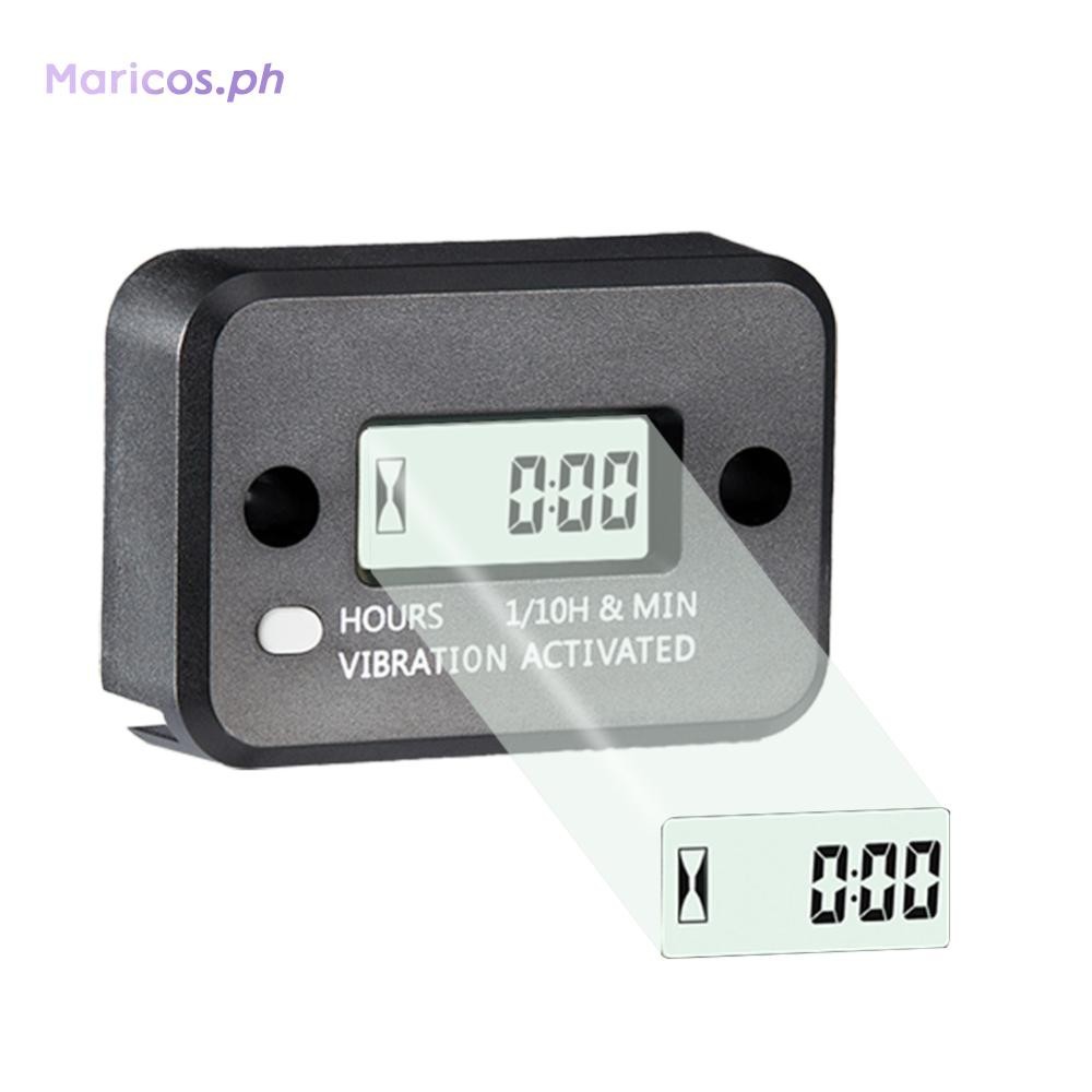 LCD Display Digital Vibration Hour Meter Waterproof Digital Vibration ...