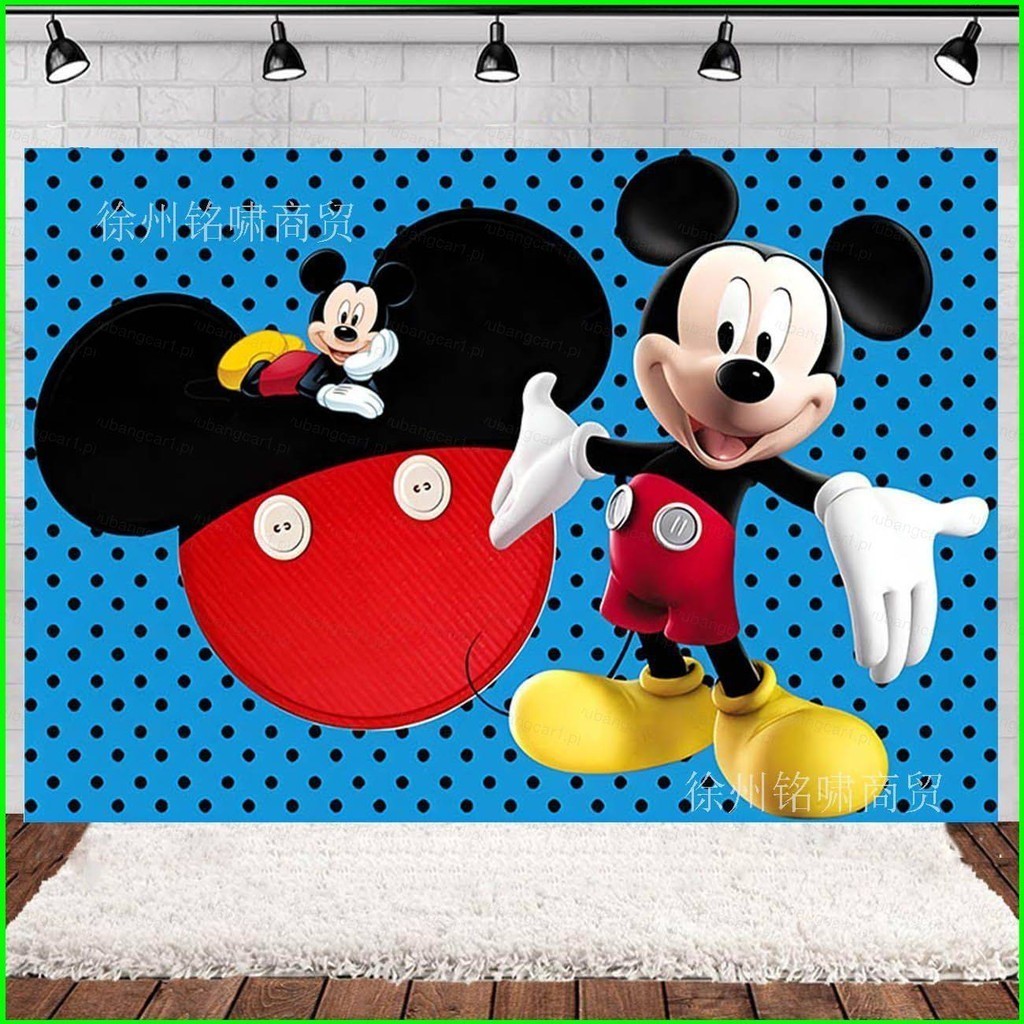 YB1 Mickey Mouse Clubhouse Theme Cartoon Celebrate Party Photo ...