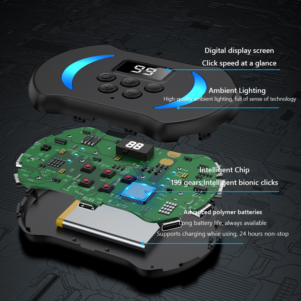 Mobile Phone Screen Auto Clicker Adjustable Connection Physical ...