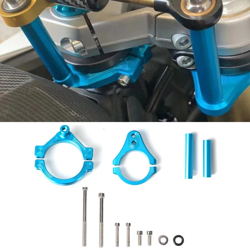 Motorcycles Adjustable Steering Stabilizer Steering Damper Mounting ...