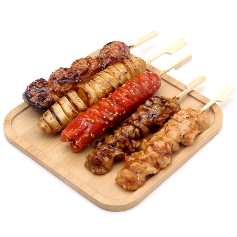 Fake Japanese Style Yakitori Artificial Chicken Skewers Model Simulated ...