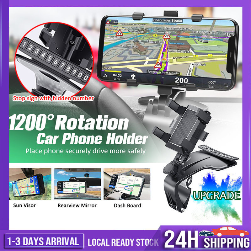 Dashboard Car Upgraded 1200 Degree Multi-Function Rotation Bracket Car ...