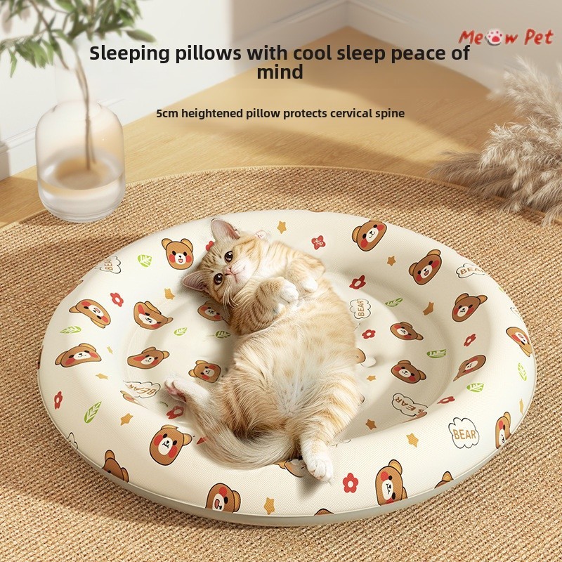 Pet Ice Mat Cat Summer Cool Cooling Mat Cathouse Doghouse for Sleep Mat ...