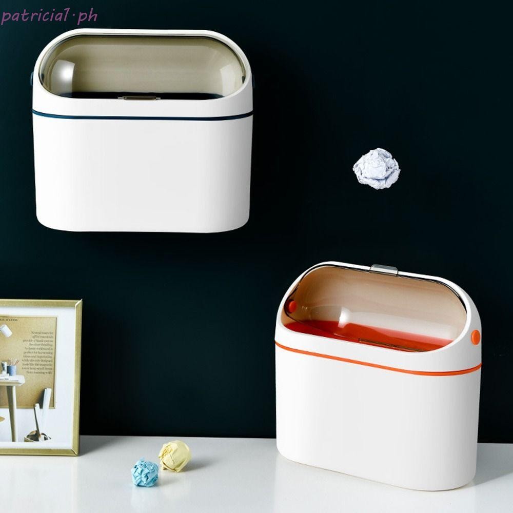 PATRICIA Trash Can Kitchen Desktop Compost Bin Dustbin Mini Hanging ...