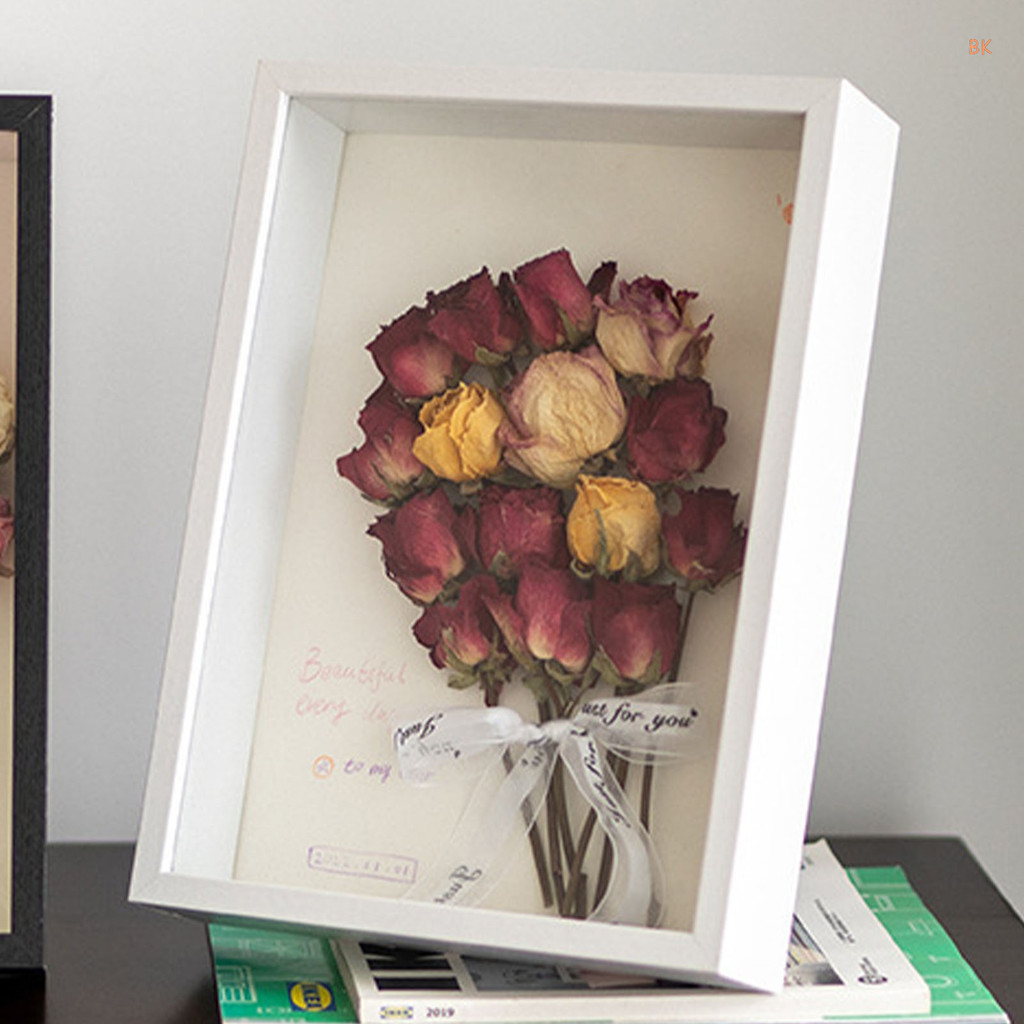 Shadow Box Frame Display Case , Dried Flower Photo Frame, 3D Picture ...