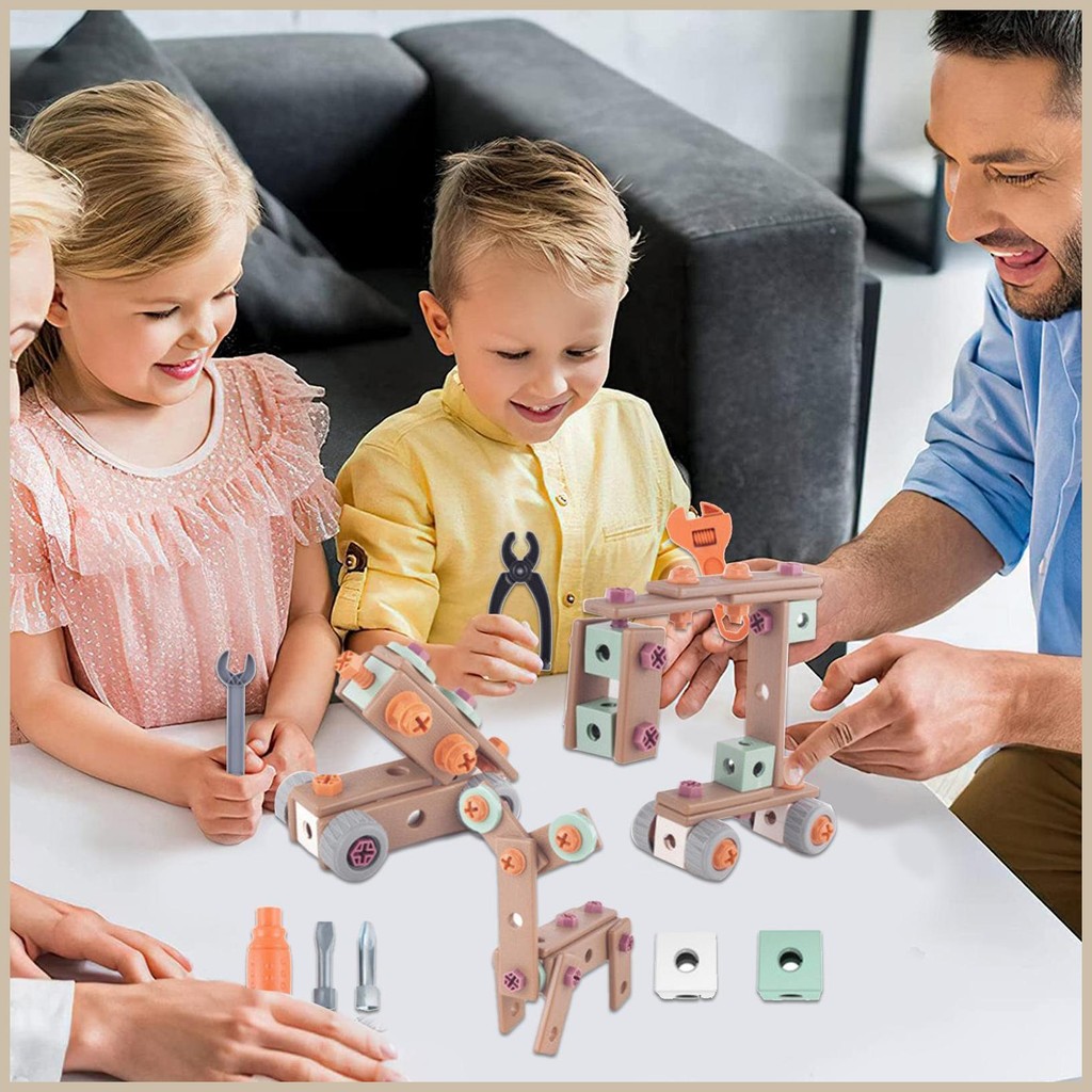 Play Screw Toolbox Pretend Tool Box STEM Creative Play Toolbox Assembly ...