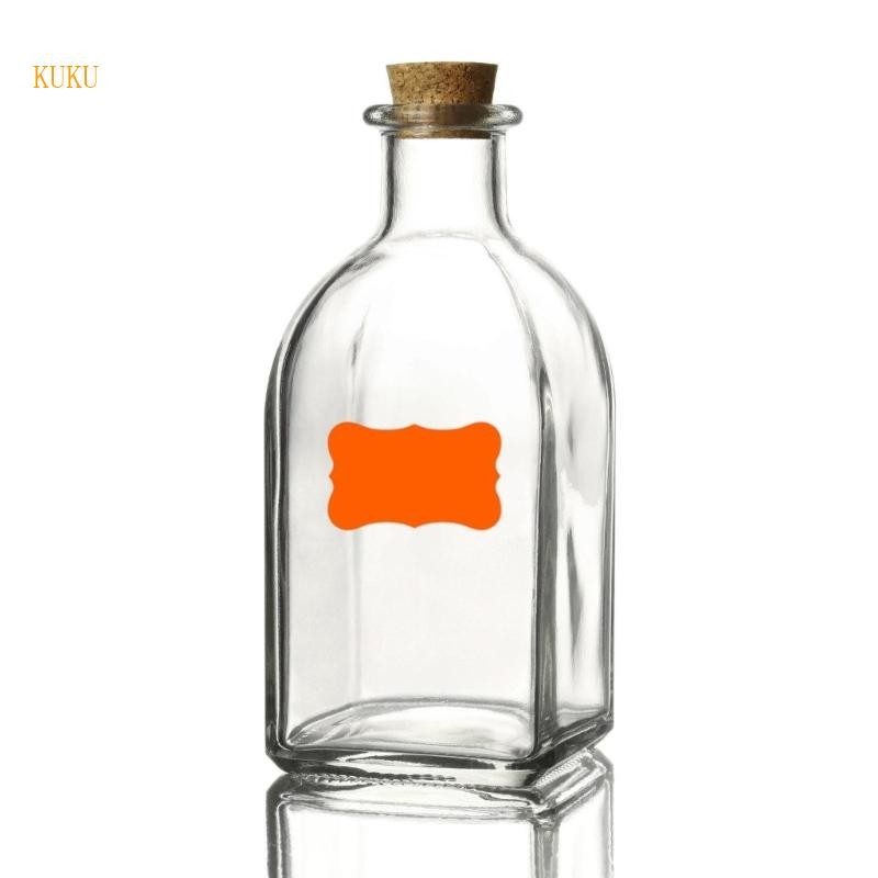 【KUKU*】 Paper Paper Sticker Blank Writable Labels for Kitchen Pantries ...
