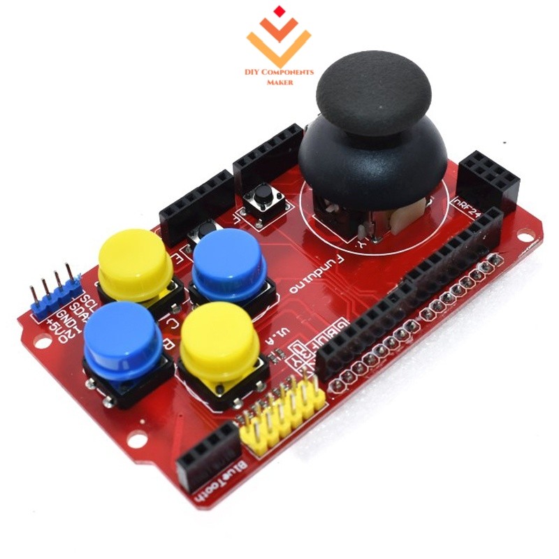 Joystick Shield Expansion Board for Arduino Analog Keyboard and Mouse Function Module | Shopee ...