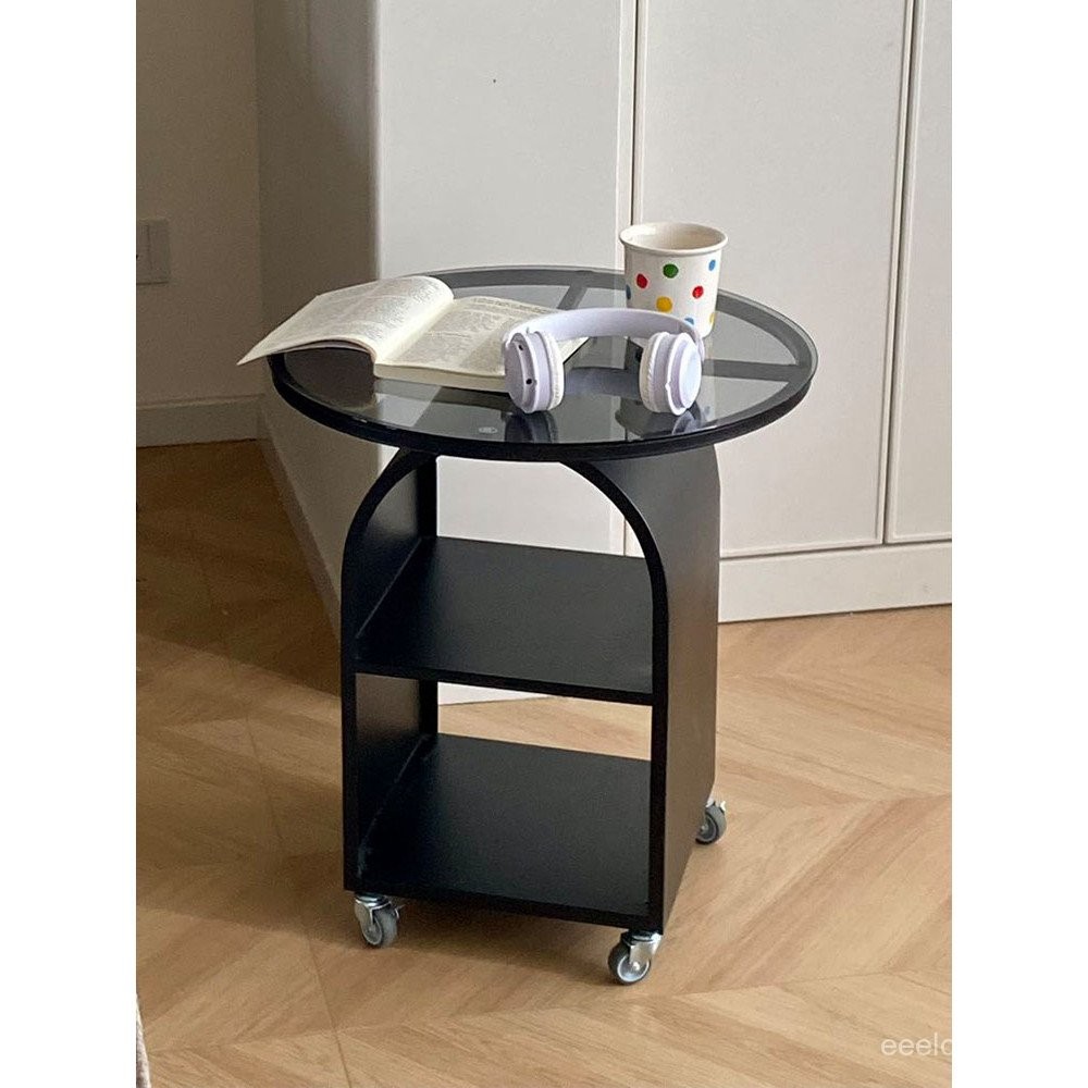 French Entry Lux High-Grade Movable Glass Trolley Side Table Antique ...