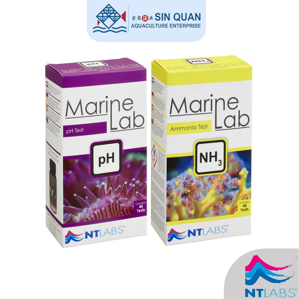 Marine Lab Ammonia Test Kit & PH Test Kit For Marine Water Only ...