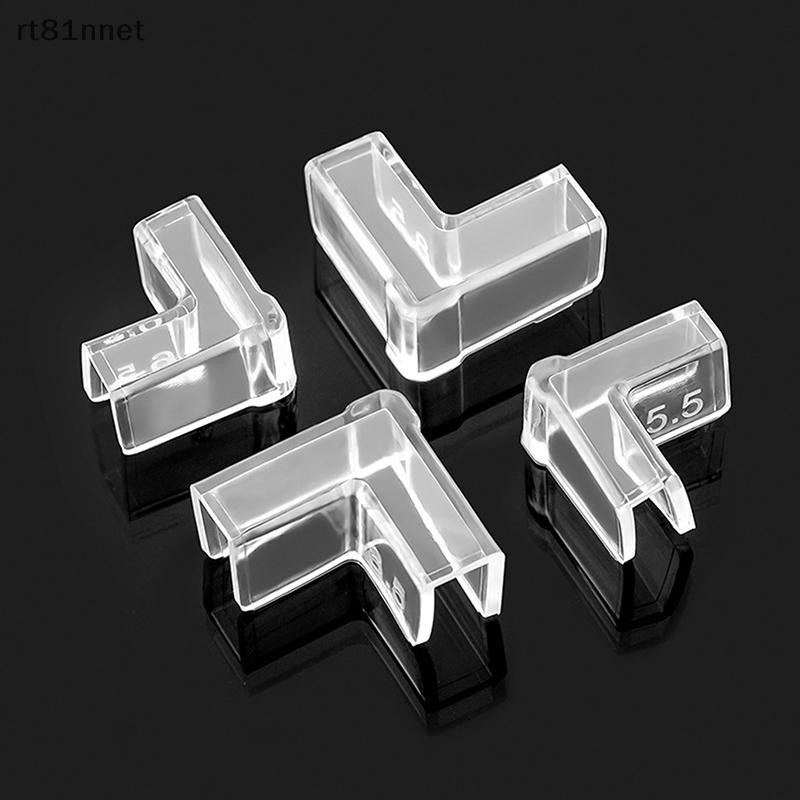COD RT 4pcs/set Silicone Transparent Anti-collision Fish Tank Corner ...