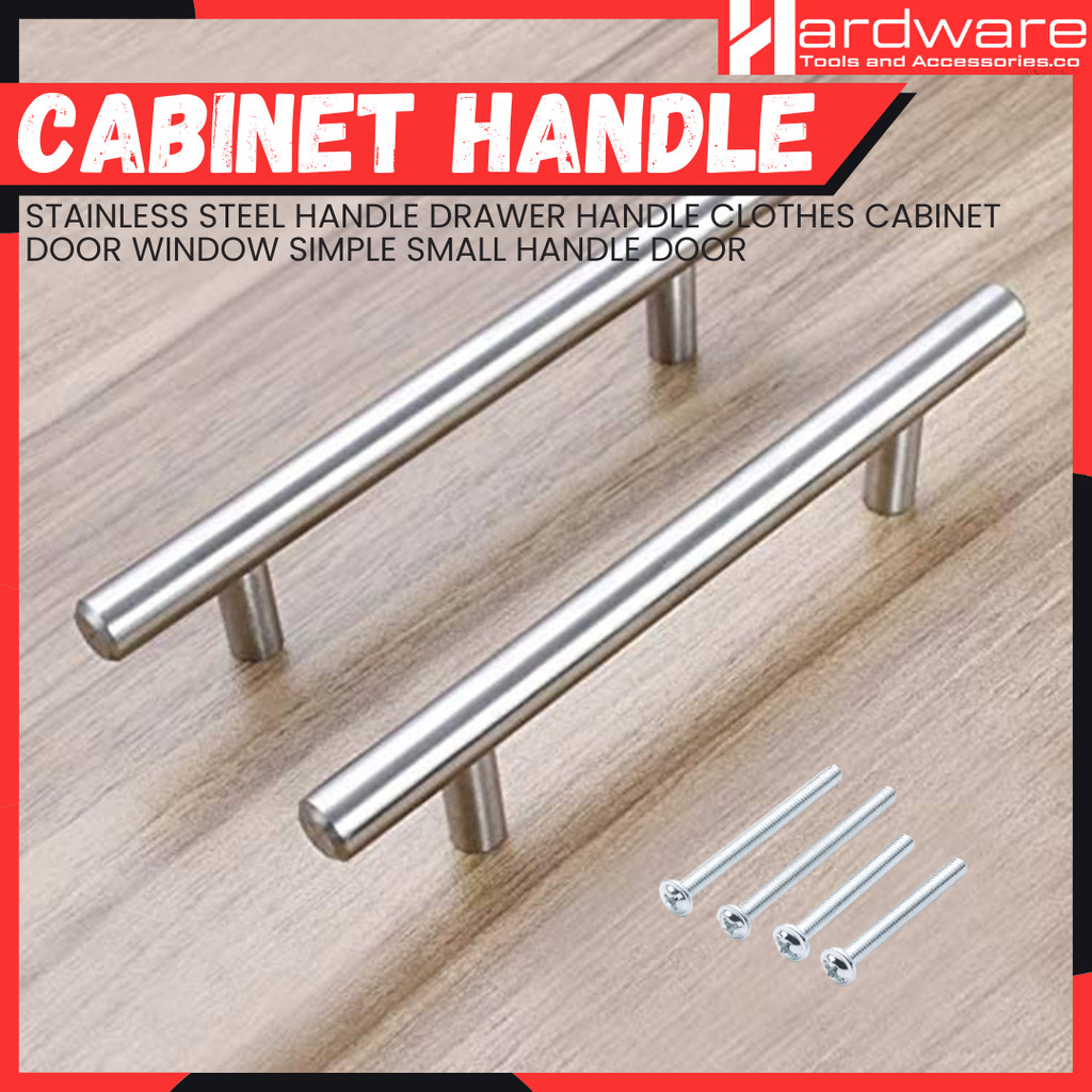 Cabinet handle Stainless Steel 304 With Screw Drawer Handle Pull ...