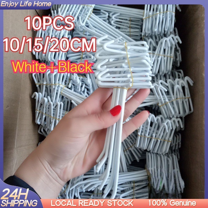 10Pcs Screen Hook Coated Wire Hook Home Living Organizers Store Screen ...