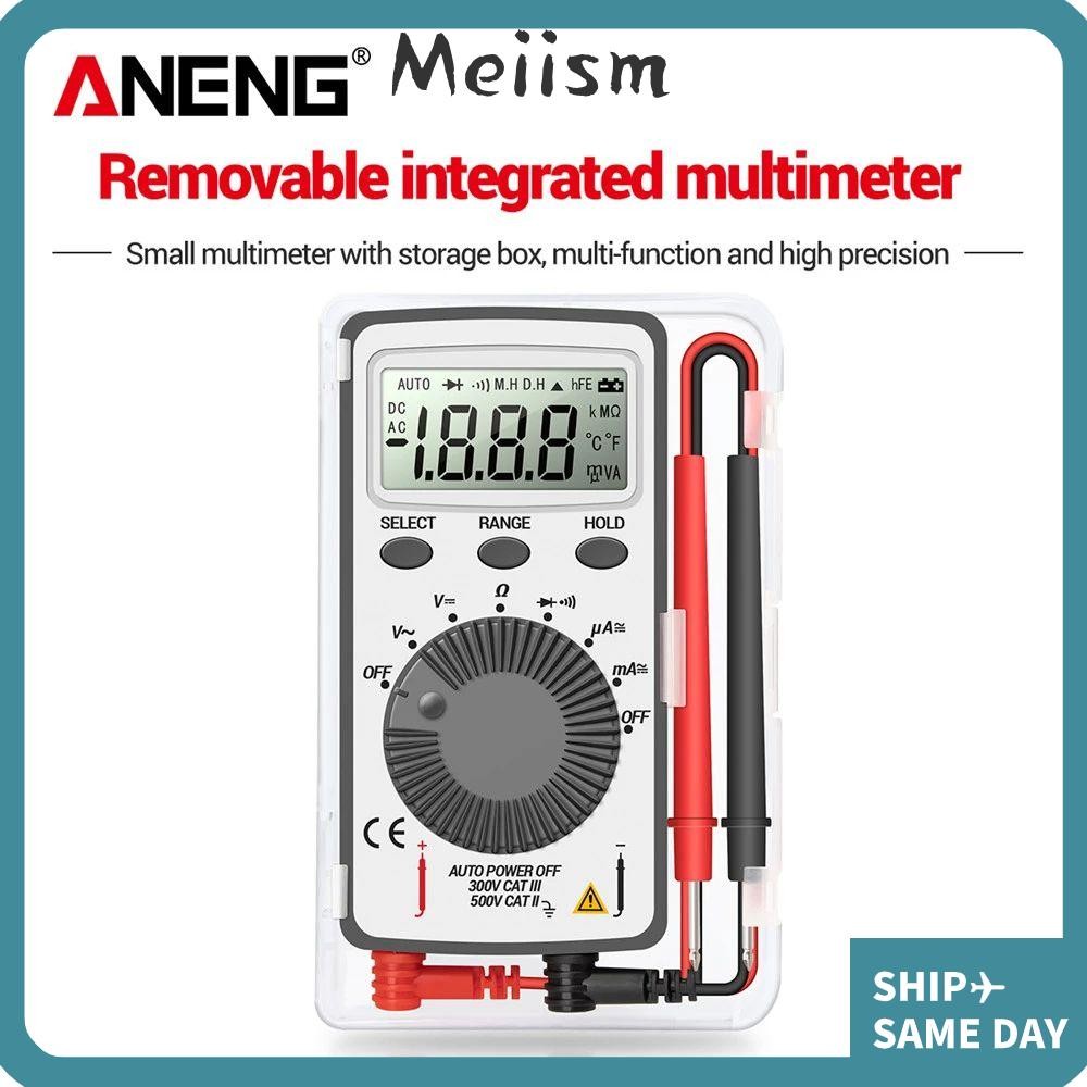 MEIISM Digital Mini Smart Multimeter ANENG AN101 1999 Counts High ...