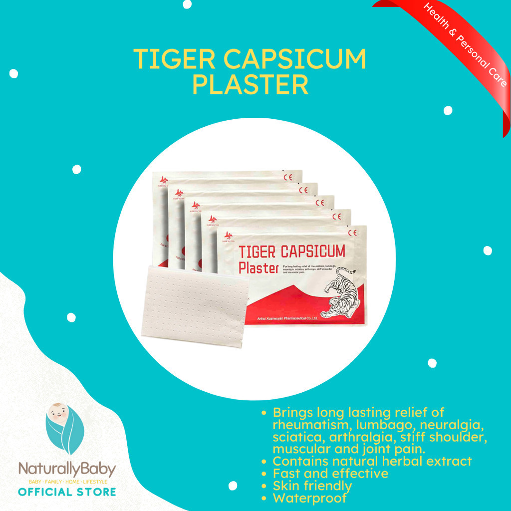 Tiger Capsicum Plaster | Shopee Philippines