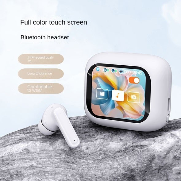 earphone Bluetooth new M6 Smart screen noise reduction 2024 sports ...