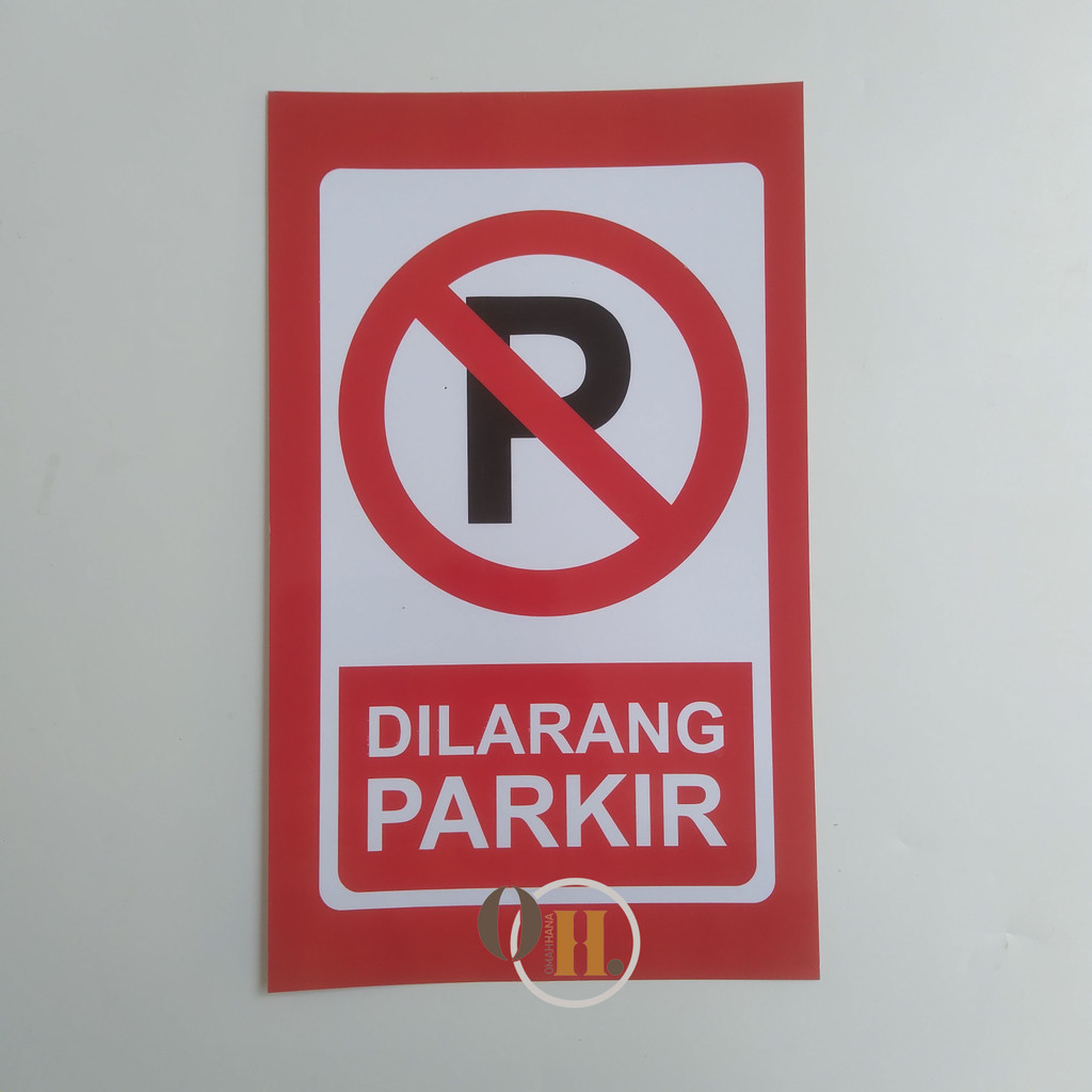 No parking stickers - Parking lot signs - vinyl stickers | Shopee ...