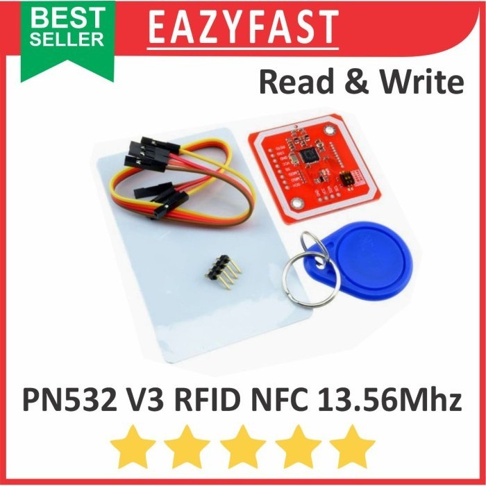 Rfid Card Sensor Module NFC 13.56 Mhz PN532 V3 Card Tag Read Reader ...