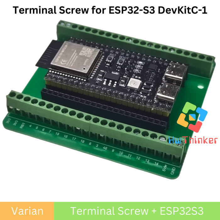 Terminal Screw Block Shield Expansion Board 44pin For Esp32s3 Esp32 S3 Devkitc 1 Screwesp32s3