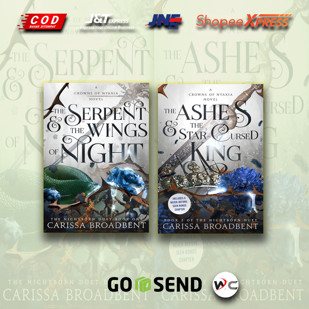The Serpent and The Wings of Night & The Ashes - Carissa Broadbent | Shopee Philippines