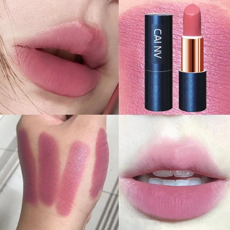 Low Saturation Gray Pink Lipstick Big Brand Gentle Color Series Pure ...