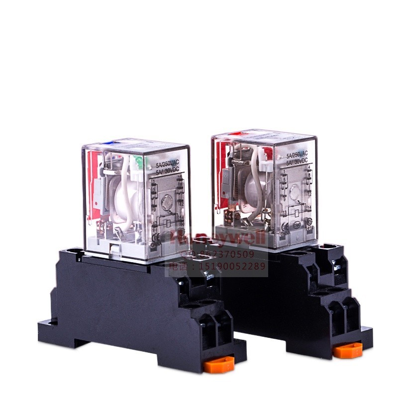 Honeywell GR series small intermediate relay 220V AC 24V DC 8 feet 14 feet electromagnetic ...