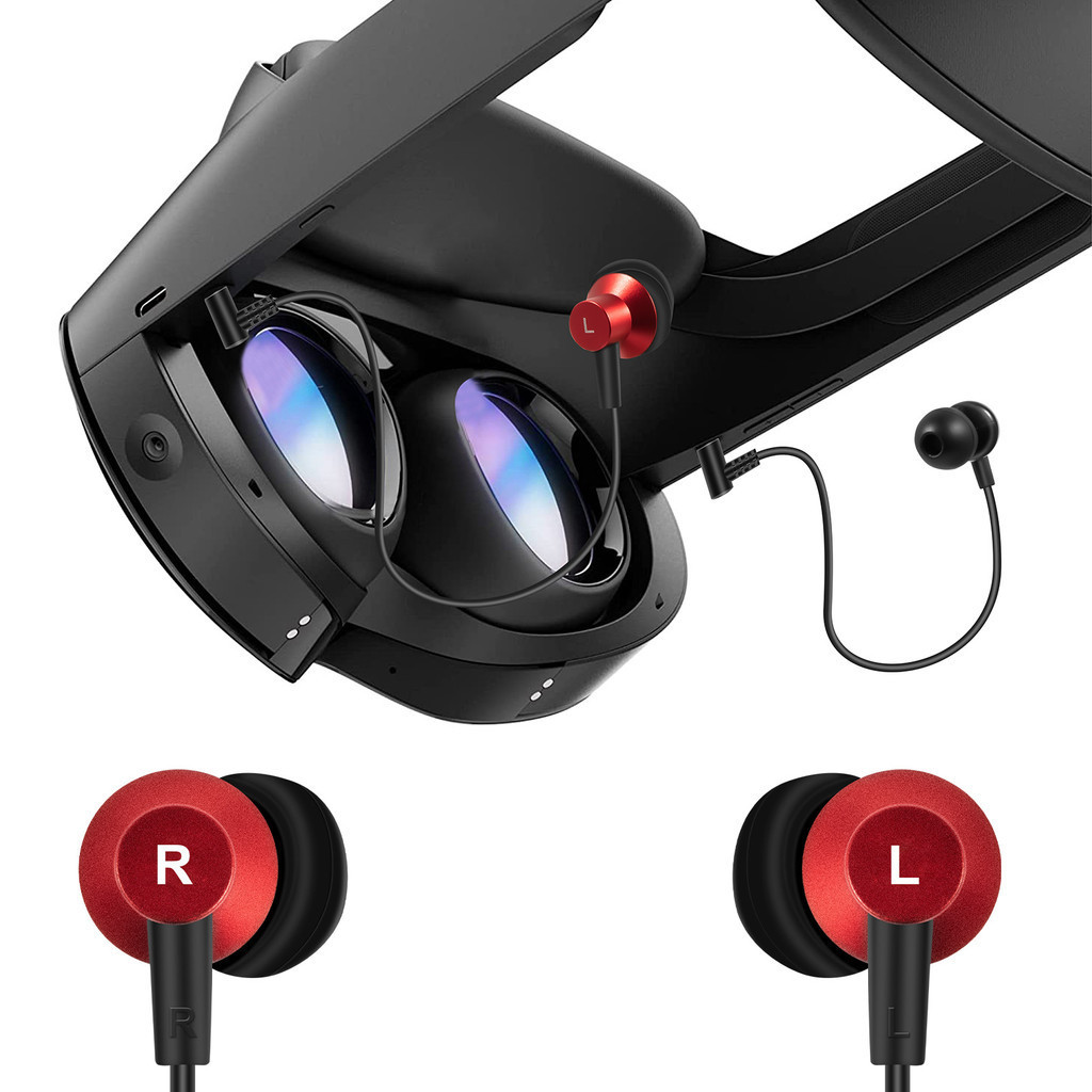 for Quest 3/Pro VR headset with split in-ear noise canceller | Shopee ...