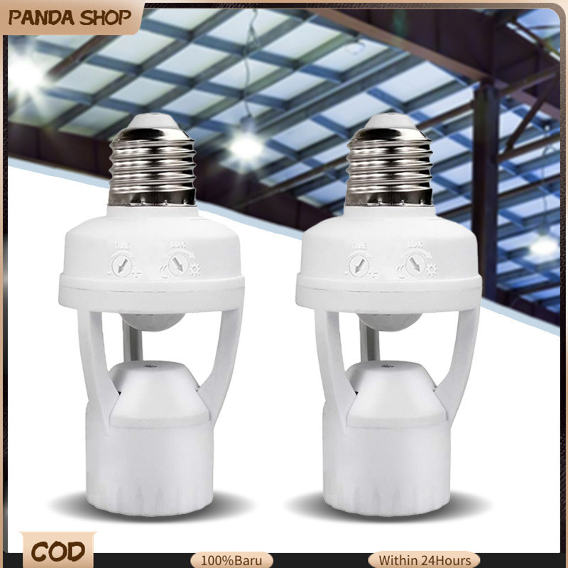 E27 Infrared Sensor Lamp Holder Adjustable LED Lamp Bulb Holder PIR ...