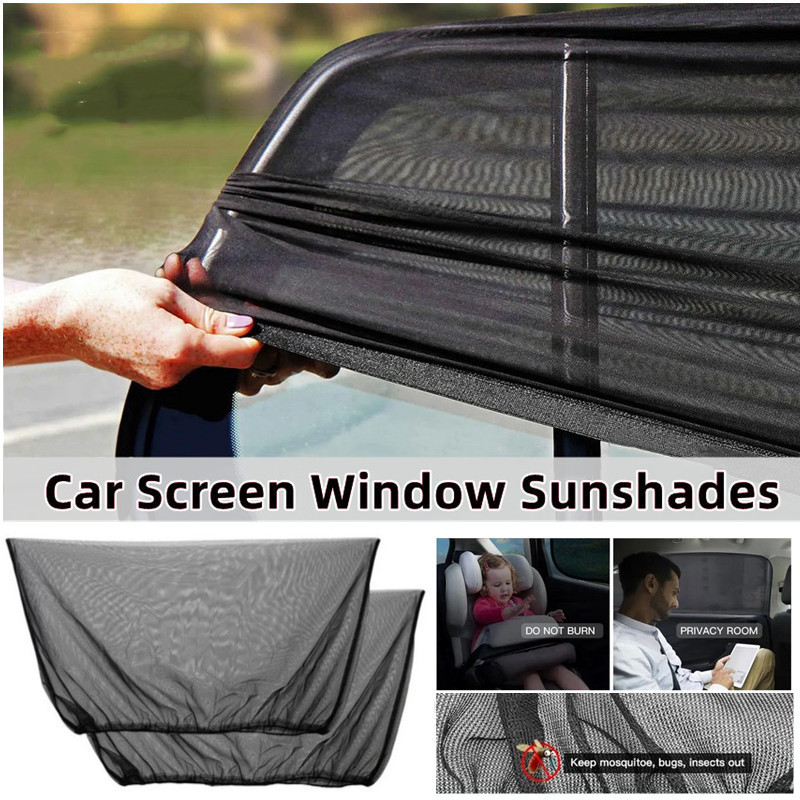Car Window Mosquito Net Screen Door Covers Front Window UV Sunshine ...