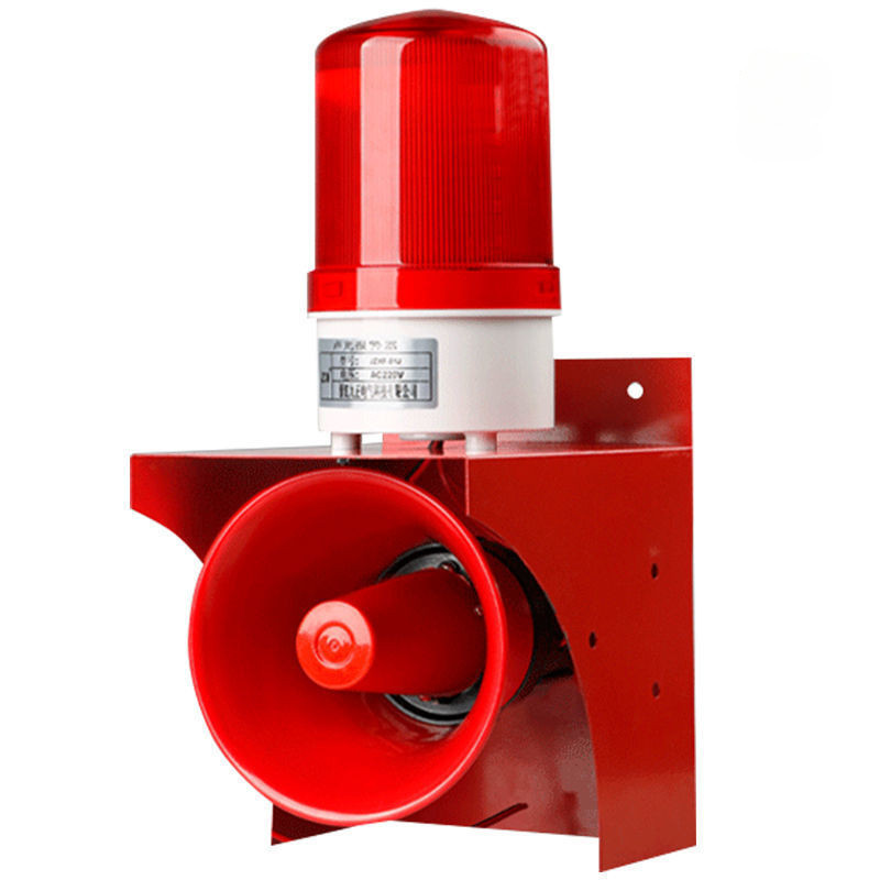 Industrial Siren Alarm Strobe 100dB Sound Light Alarm Horn Waterproof ...
