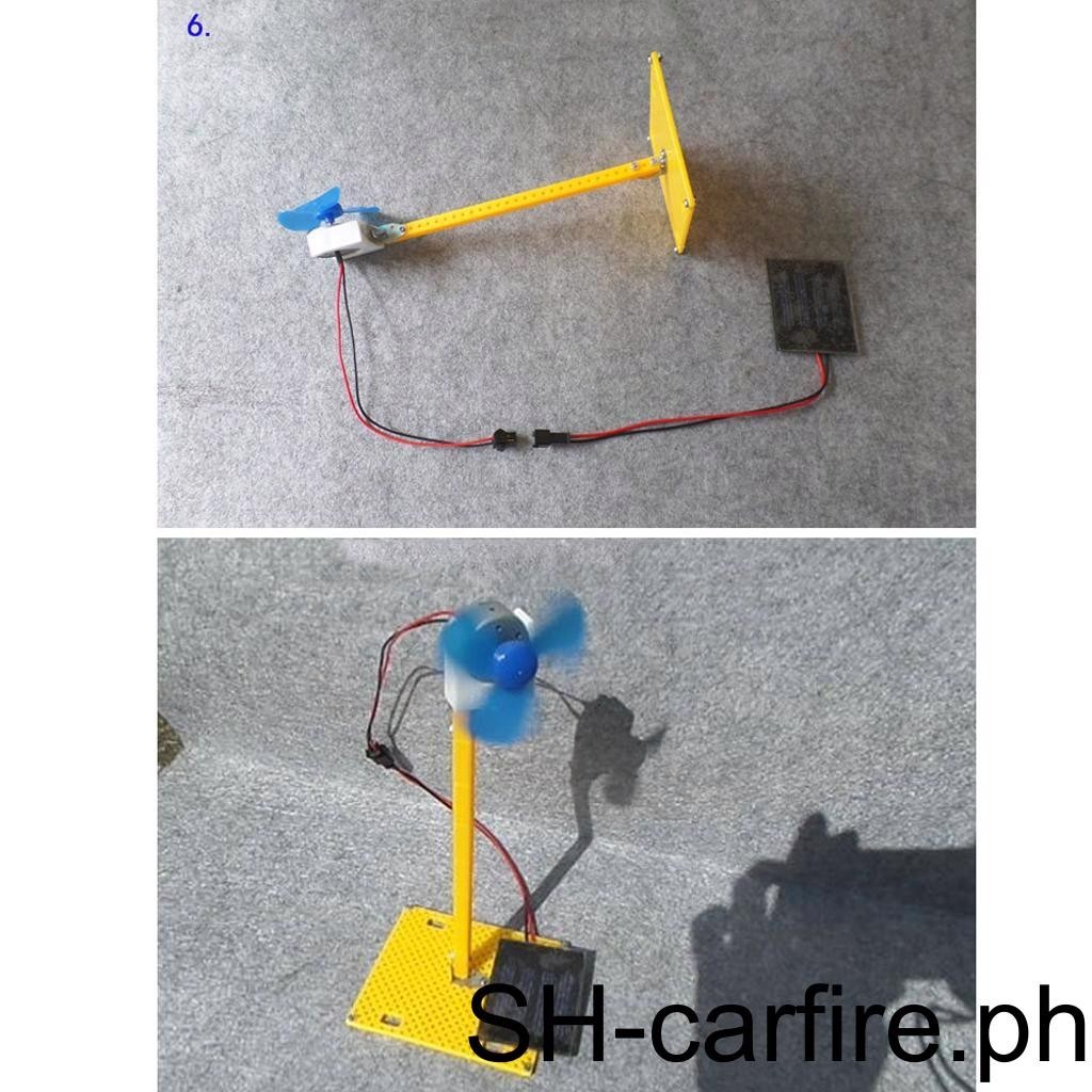1/2 Mini Wind Generator Wind Turbine Model Set Kits Teaching Tool G ...